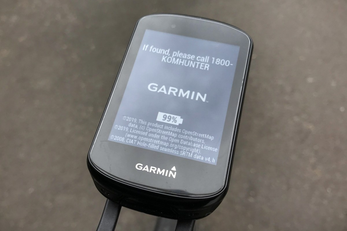 Adding contact details to your Garmin start-up screen – Two Wheels with TC